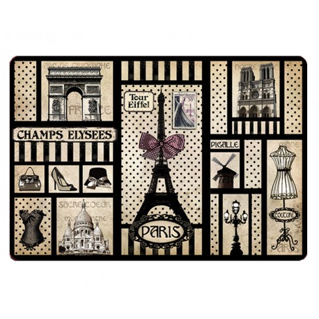 set de table Paris souvenir hotelboutik